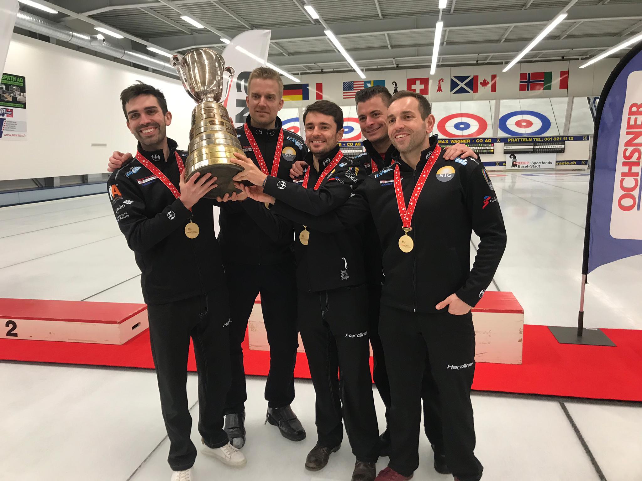 Team De Cruz, champion Suisse 2021 ! - Curling Club Trois-Chêne / Genève